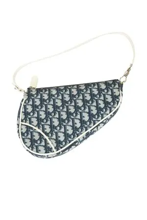 Dior Diorissimo Pochette Saddle Bag - Navy