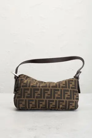 Fendi Zucca Baguette Shoulder Bag
