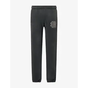 ERIC EMANUEL Core Heritage Graphic-print Cotton-jersey Jogging Bottoms - Black