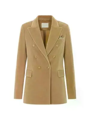 CIRCOLO 1901 Double-breasted Velvet Blazer