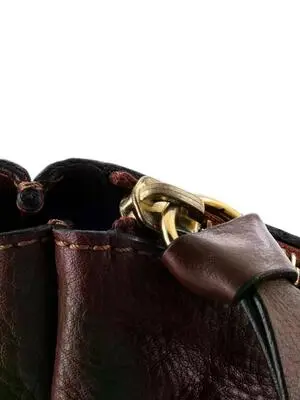 Chloé Marcie Leather Large Shoulder Bag - Brown