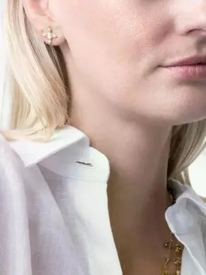 PARULINA Tudor Diamond Stud Earrings
