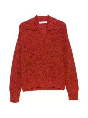TELA Beni Marl-knit V-neck Sweater