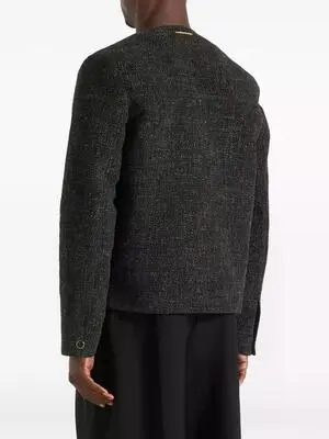Manière De Voir Melvin Textured Jacket - Black