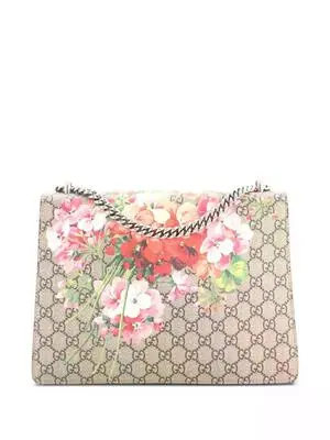 Gucci Dionysus Blooms Print Gg Coated Canvas Medium Shoulder Bag