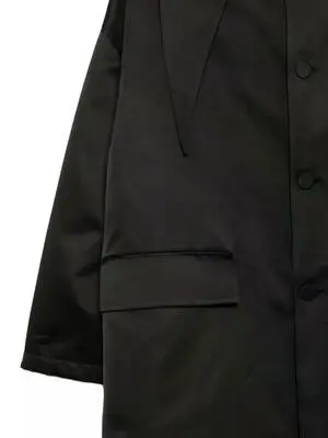 Plan C Oversized-collar Single-breasted Coat