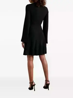 Givenchy Ruffled Long-sleeve Mini Dress