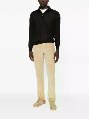 Jacob Cohen Bard Corduroy Logo-patch Trousers