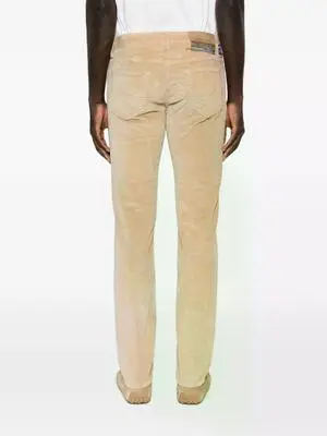 Jacob Cohen Bard Corduroy Logo-patch Trousers