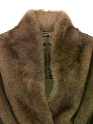 VALENTINI 1972 Belted Faux-fur Jacket