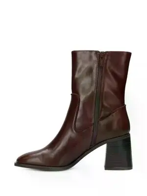 MEXX Polished Finish Square-toe Boots