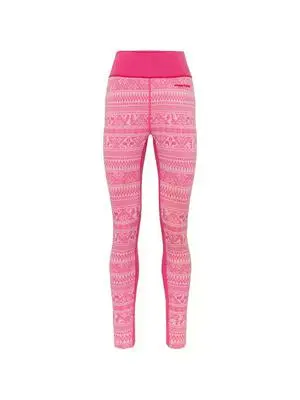 Kari Traa Fair-isle Pattern Performance Leggings