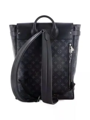 LOUIS VUITTON Steamer Monogram Eclipse Canvas Backpack - Black