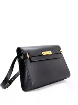 Saint Laurent Leather Manhattan Medium Shoulder Bag - Black