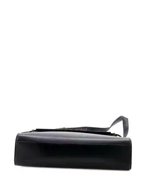 Saint Laurent Leather Manhattan Medium Shoulder Bag - Black