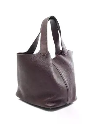 Hermès Clemence Picotin Lock Tote Bag - Brown