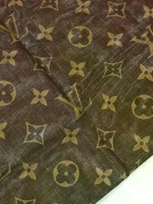 LOUIS VUITTON 1990-2000s Monogram Cherry Scarf