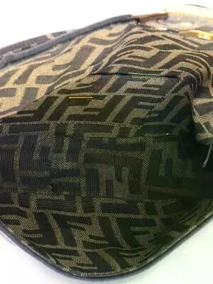 Fendi Baguette Nm Bag Zucca Canvas Mini Crossbody Bag