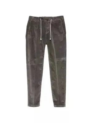 Eleventy Corduroy Drawstring Trousers - Grey