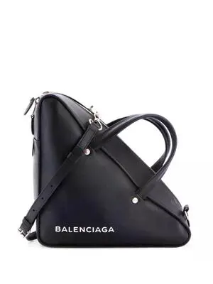 Balenciaga Triangle Duffle Bag Leather Small Satchel