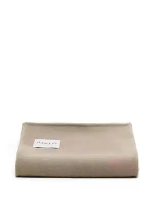 Closed Logo-patch Scarf - Neutrals