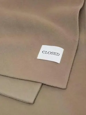Closed Logo-patch Scarf