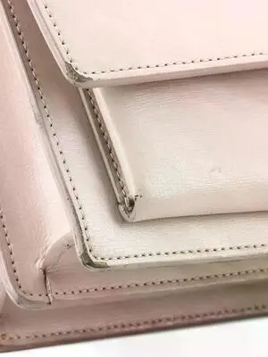 Saint Laurent Sunset Leather Medium Crossbody Bag - Neutrals
