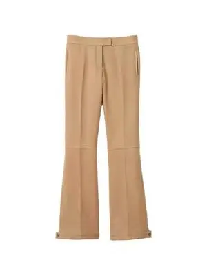Miu Miu Double Wool Pants - Neutrals