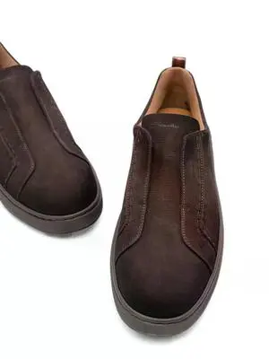 Santoni Victory Slip-on Sneakers - Brown