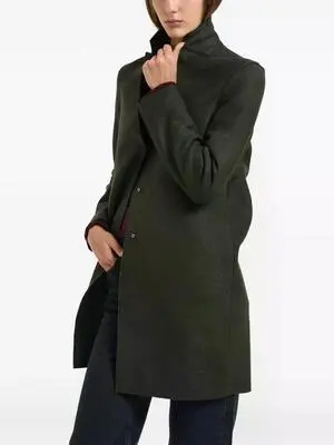Harris Wharf London Coocun High-neck Single-breasted Coat