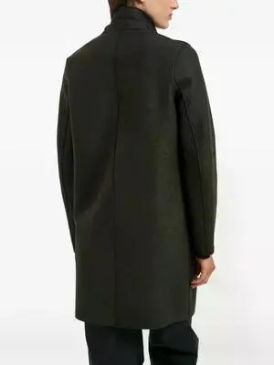 Harris Wharf London Coocun High-neck Single-breasted Coat