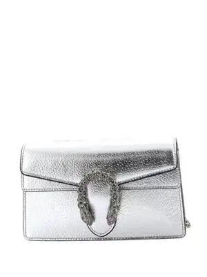 Gucci Dionysus Bag Leather Super Mini Clutch Bag - Metallic