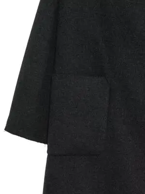 Dusan High-neck Patch-pocket Coat