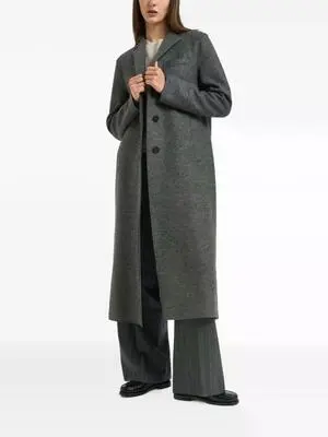 Harris Wharf London Notched-lapels Single-breasted Coat