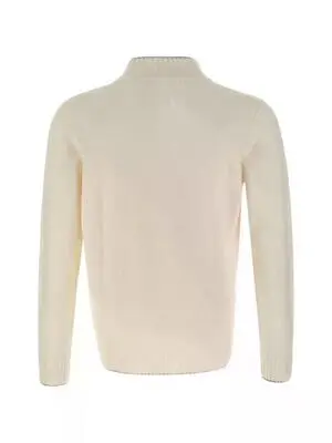 Eleventy Wool Button-up Cardigan - Neutrals