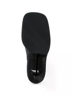 POTAMY Square-toe Stiletto-heel Ankle Boots