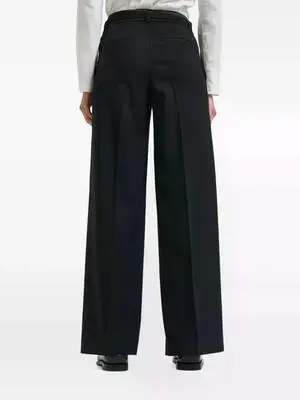 Peserico Belted Pressed-crease Trousers
