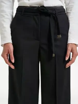 Peserico Belted Pressed-crease Trousers