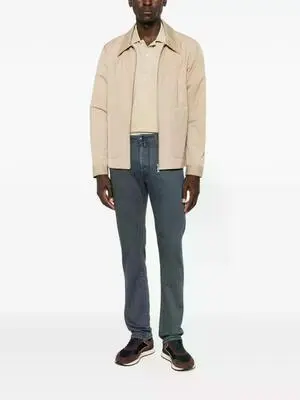 Jacob Cohen Bard Logo-patch Straight-leg Jeans - Grey