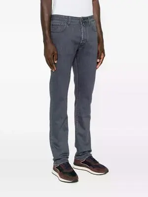 Jacob Cohen Bard Logo-patch Straight-leg Jeans