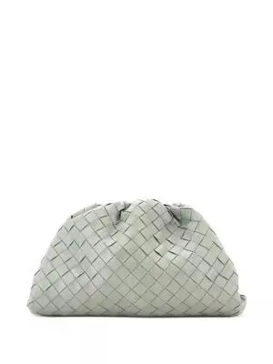 Bottega Veneta Intrecciato Nappa Cross Body Pouch - Green