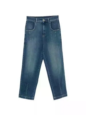 Eleventy Split-cuff Tapered Jeans