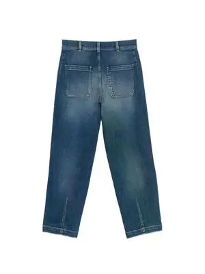 Eleventy Split-cuff Tapered Jeans