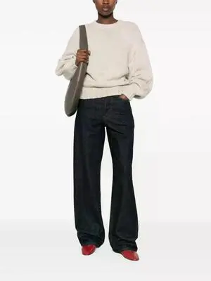 Khaite Gemma Ribbed-knit Sweater - Grey