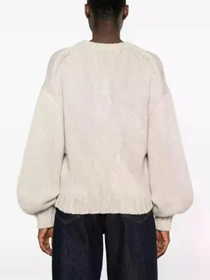 Khaite Gemma Ribbed-knit Sweater - Grey