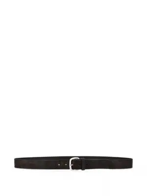 ALBERTO LUTI Woven-effect Leather Belt