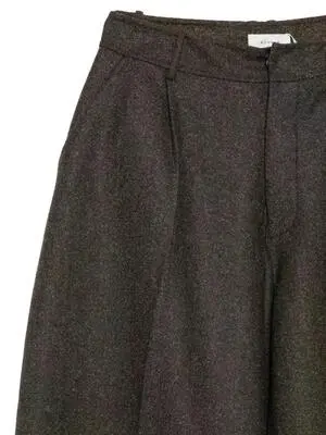 RUOHAN Basalt Elen Pleated Wide-leg Trousers