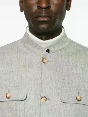GRAN SASSO Button-up Wool Jacket