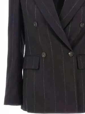 Eleventy Pinstripe Double-breasted Blazer