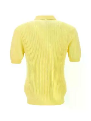 FILIPPO DE LAURENTIIS Cable-knit Button-up Shirt